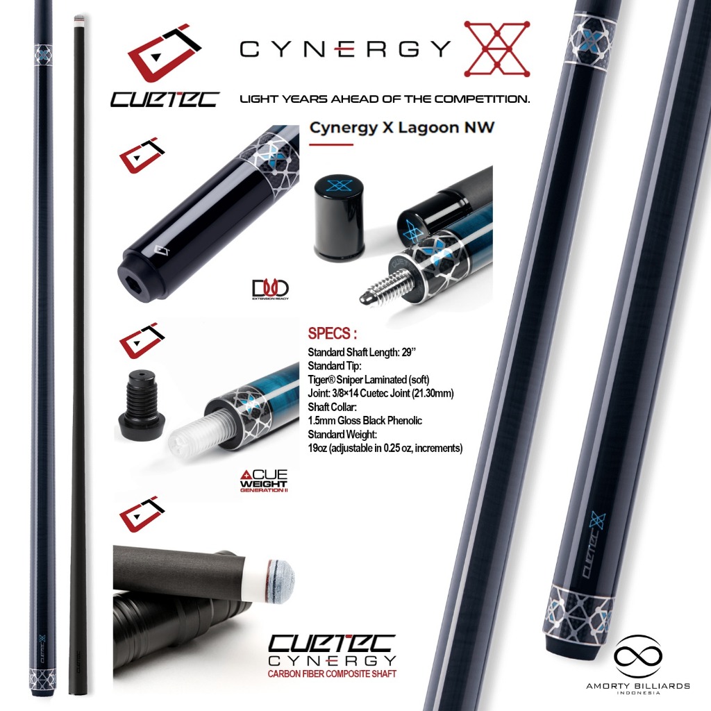 Jual Cuetec X Lagoon - NW / Stick Play Billiard | Shopee Indonesia