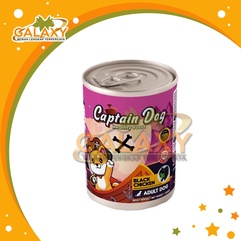 Jual CAPTAIN DOG Wet Food All Varian Kaleng 400gr Makanan Anjing Basah ...