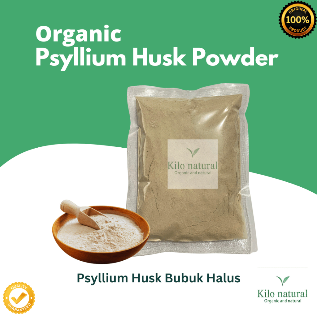 Jual Psyllium Husk Powder Organic 250gr / Organik Psyllium Husk Bubuk ...