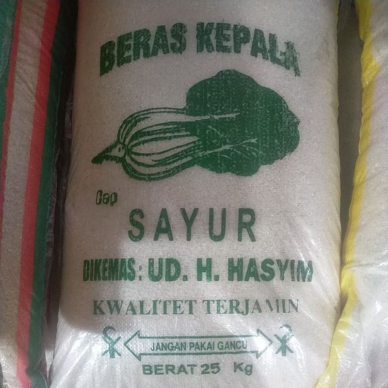 Jual BERAS KEPALA CAP SAYUR 25Kg | Shopee Indonesia