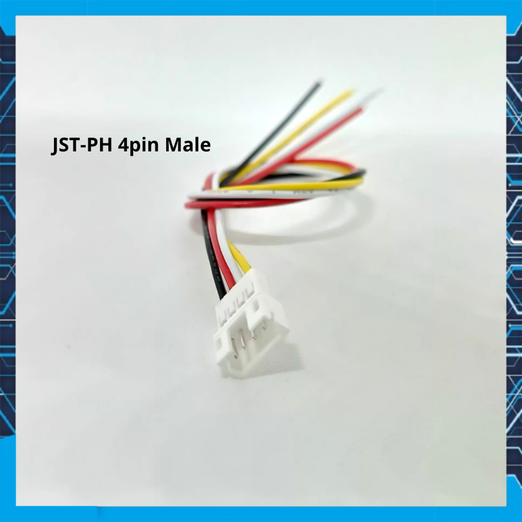 Jual Kabel JST PH 2.0mm 4 Pin Male Konektor 2mm 4P | Shopee Indonesia