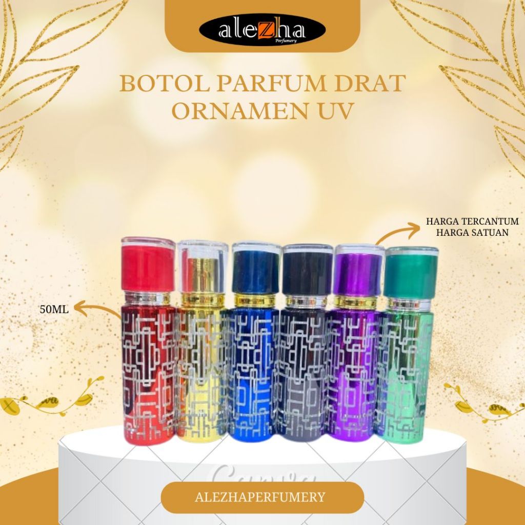 Jual BOTOL PARFUM ORNAMEN UV SPRAY | 50ML | HARGA SATUAN | Shopee Indonesia