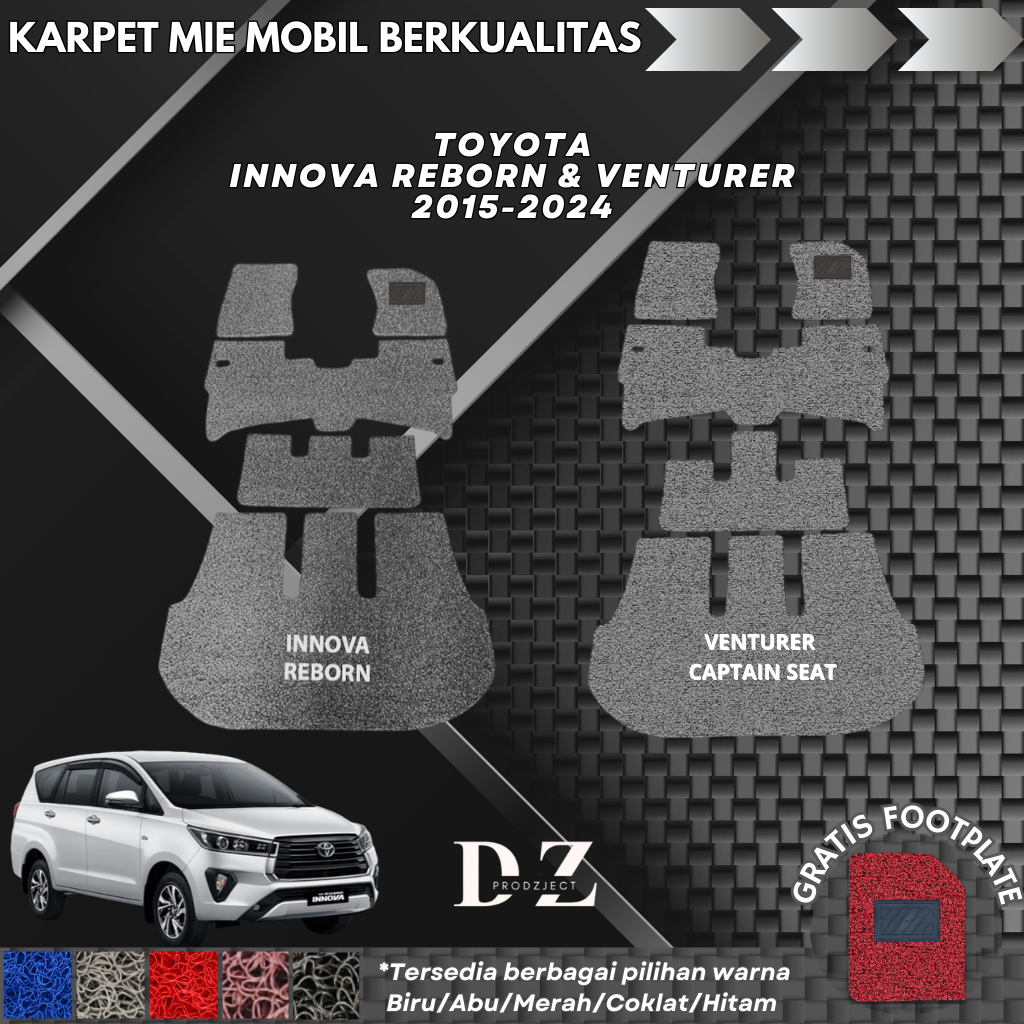 Jual Karpet Mobil Toyota Innova Reborn 2015 2016 2017 2018 2019 2020 ...
