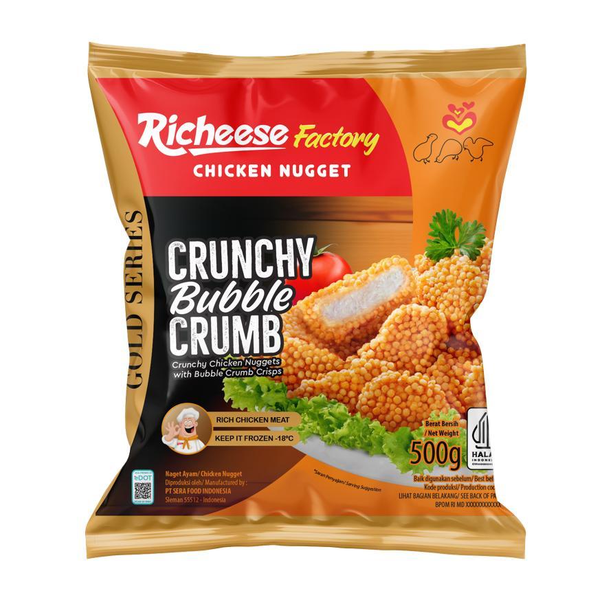 Jual Nugget Richeese 500gr bubble crumb / richeese nugget crunchy ...