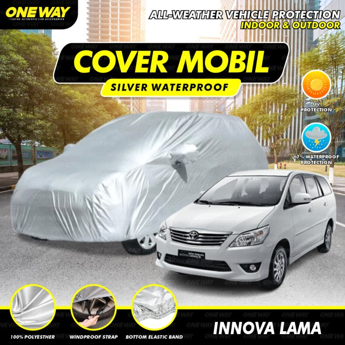Jual Oneway Cover Mobil Sarung Mobil New Innova Polyesther Waterproof ...
