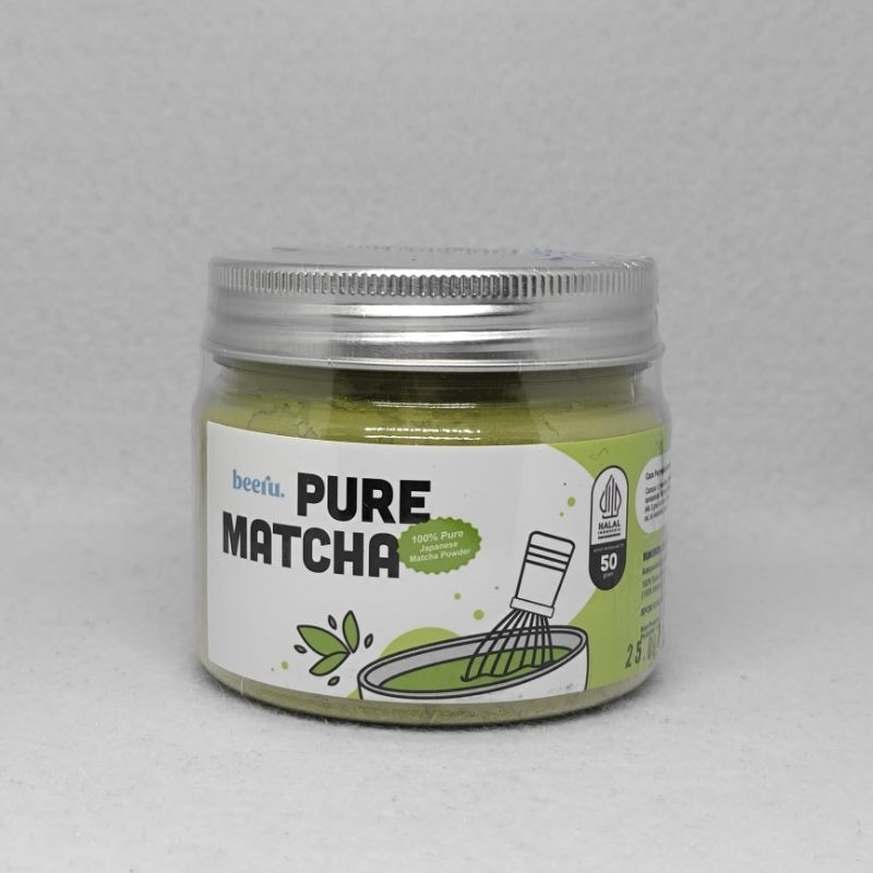 Jual Beeru Pure Matcha Powder 50gr - 100% Bubuk Matcha Premium Japan ...