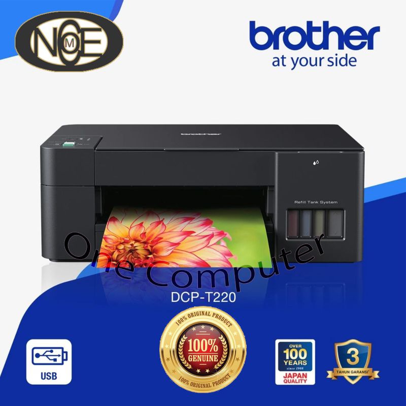 Jual Brother DCP T220 Print Scan Copy All in One multi fungsi Original ...