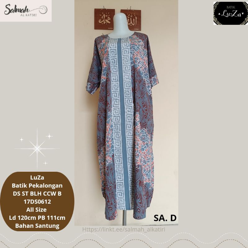 Jual Daster LuZa Batik Pekalongan DS ST BLH CCW B (D) | Shopee Indonesia