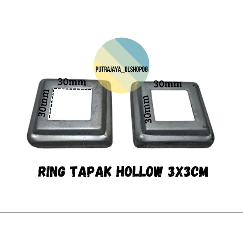 Jual ring tapak plendes besi hollow 3x3cm | Shopee Indonesia
