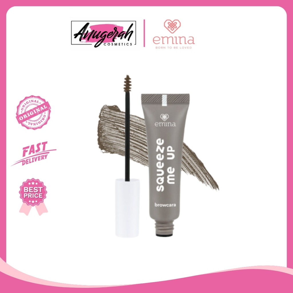 Jual Emina Squeeze Me Up Browcara 8 g - Brow Mascara Water Resistant ...