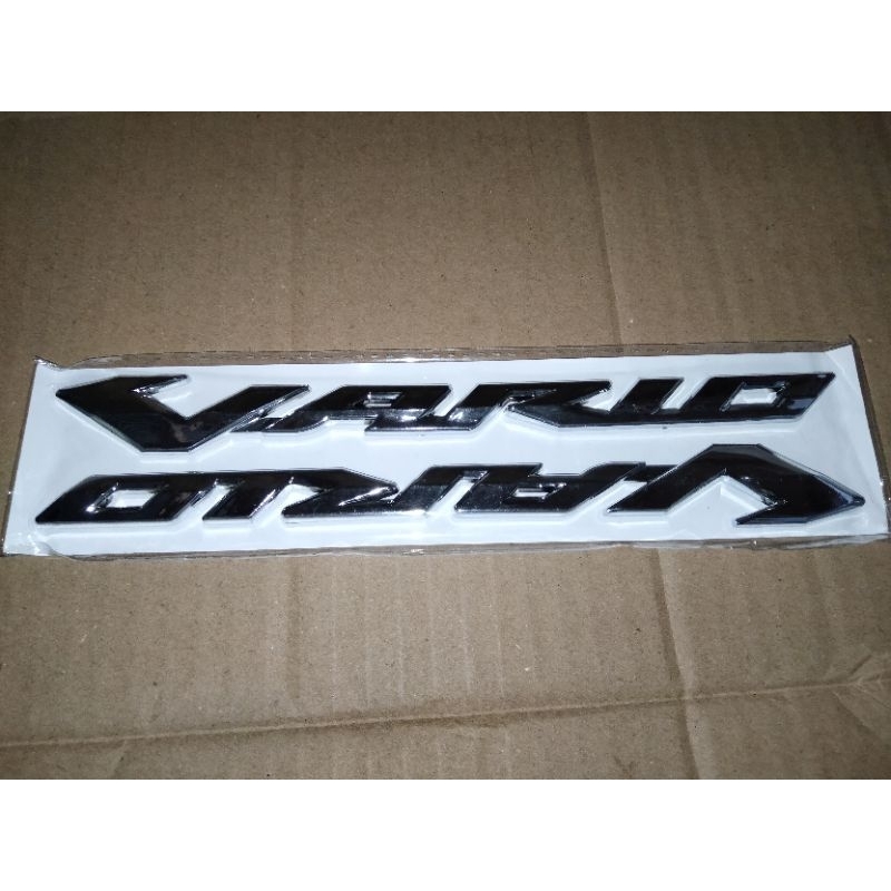 Jual logo emblem Vario timbul sepasang kanan dan kiri kualitas top ...