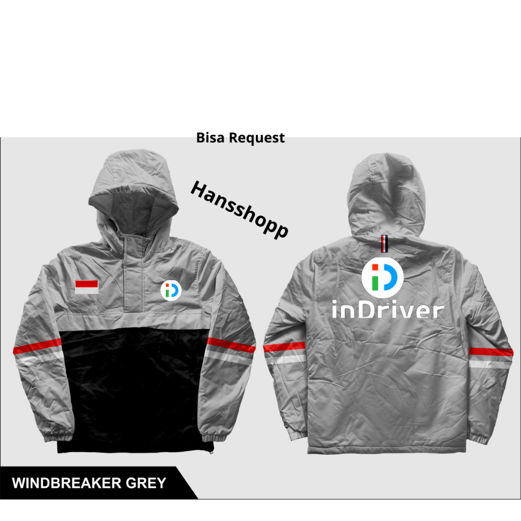 Jual JAKET PARASUT DRIVER OJOL INDRIVER BIRU //JAKET PARASUT BOMBER DRIVER OJOL //JAKET PRIA ...