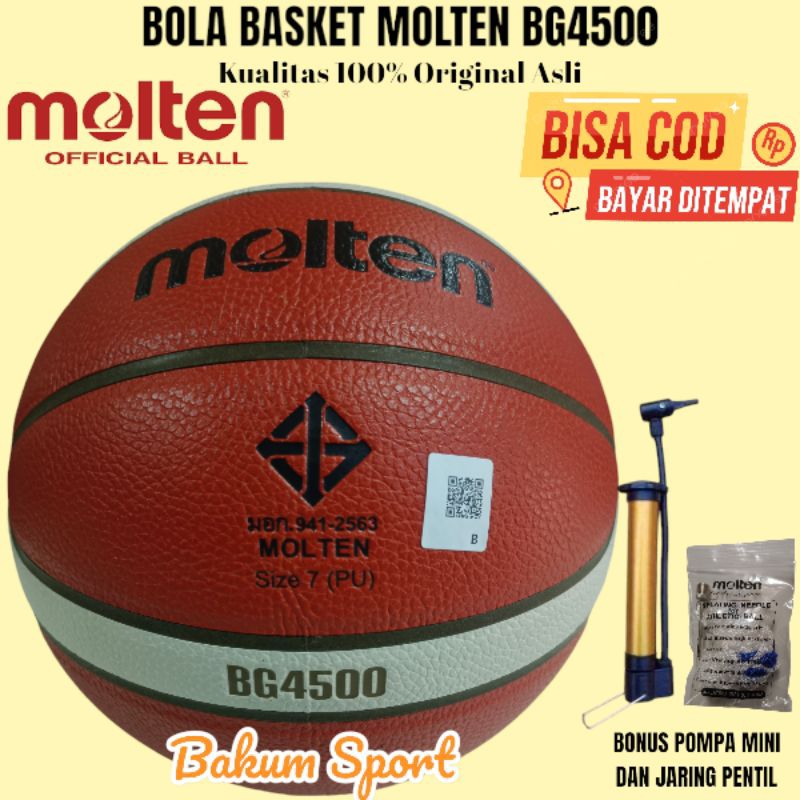 Jual Bola Baket molten BG4500 kualitas 100%Original asli Bisa (COD) | Shopee Indonesia