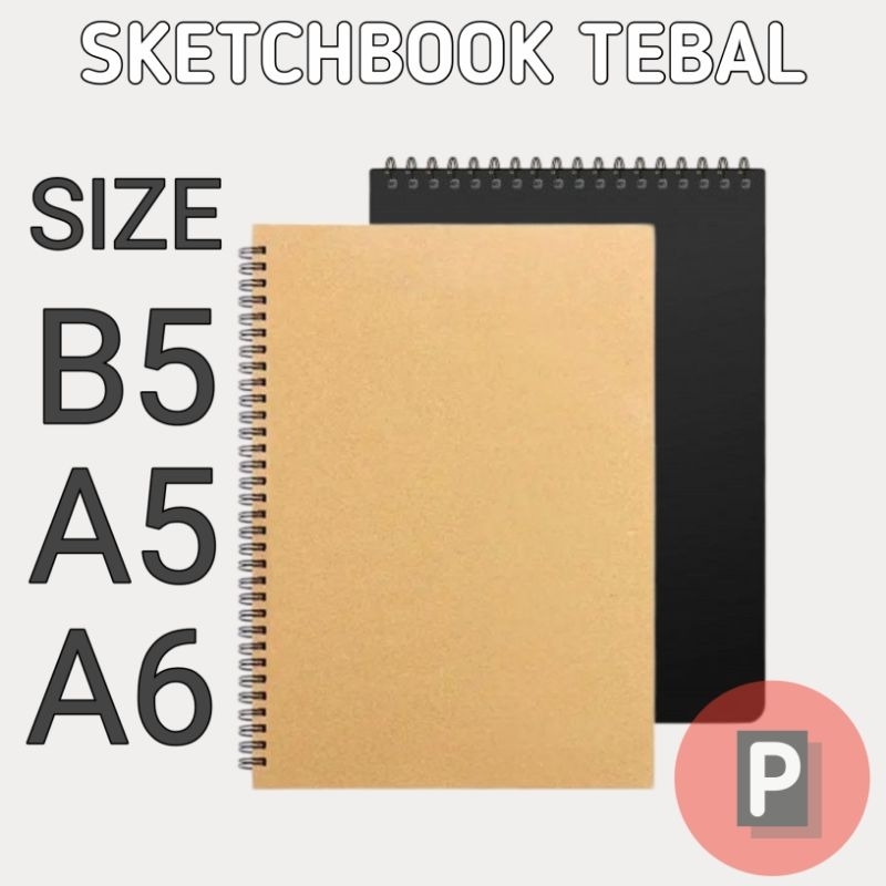 Jual SKETCHBOOK TEBAL / SKETCHBOOK A6 A5 B5 / BUKU SKETSA / BUKU GAMBAR MURAH | Shopee Indonesia