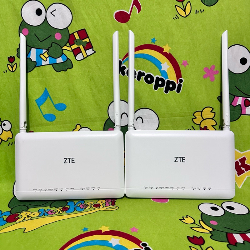 Jual Router/wifi ZTE GPON ONT ZXHN F670L V3 DuaL band port ijo unit dan ...