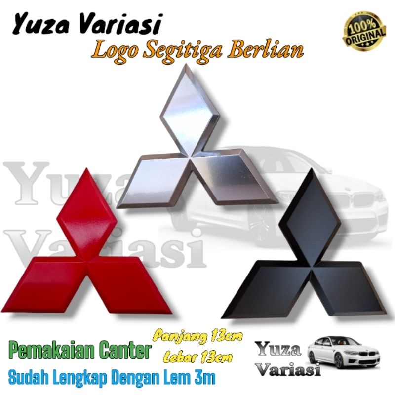 Jual Logo Mitsubishi Canter Original // Logo Segitiga Berlian Canter ...
