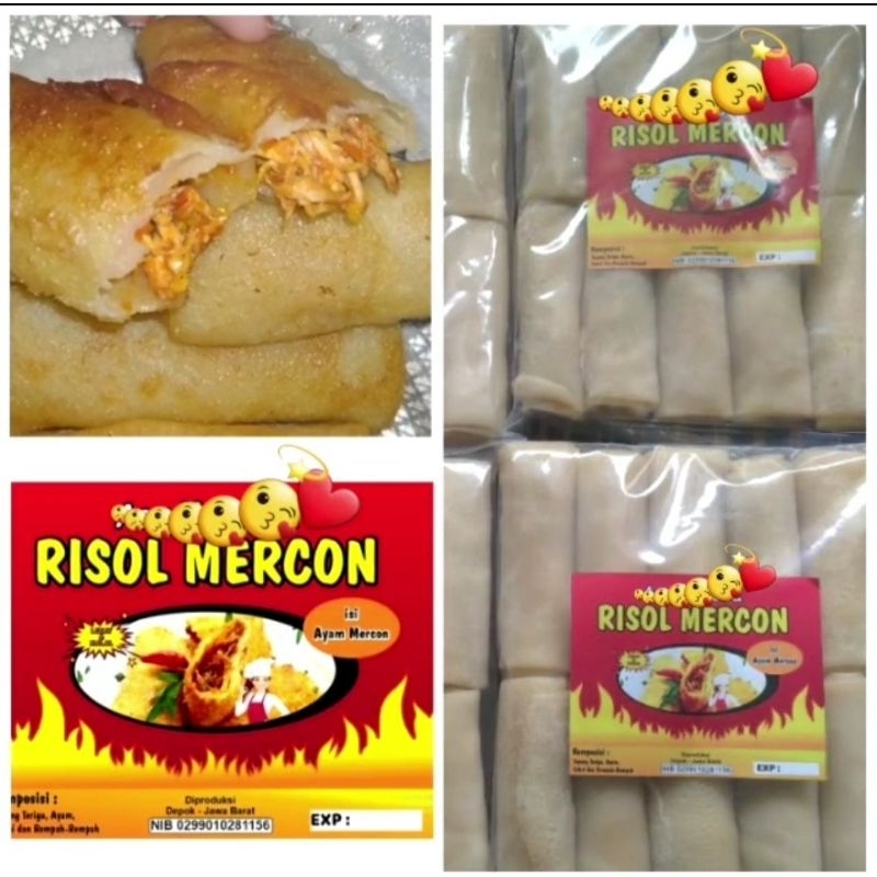 Jual Risol Ayam Mercon isi 10pcs | Shopee Indonesia