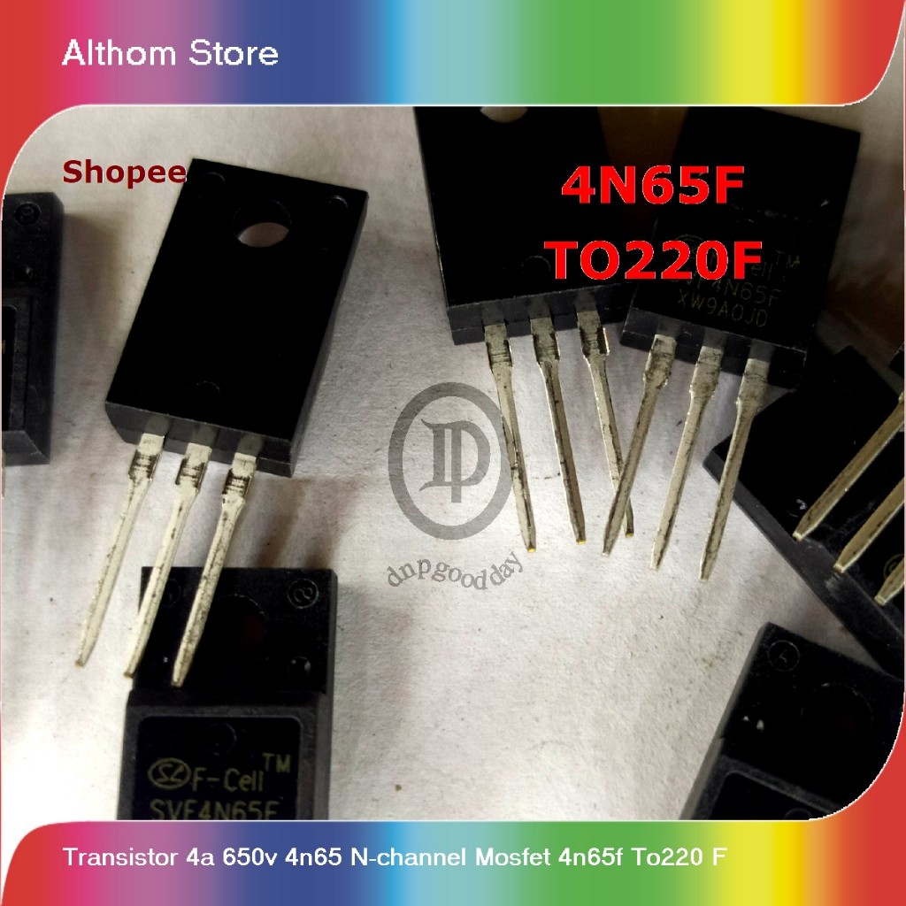 Jual transistor 4a 650v 4n65 n-channel mosfet 4n65f to220 f | Shopee Indonesia