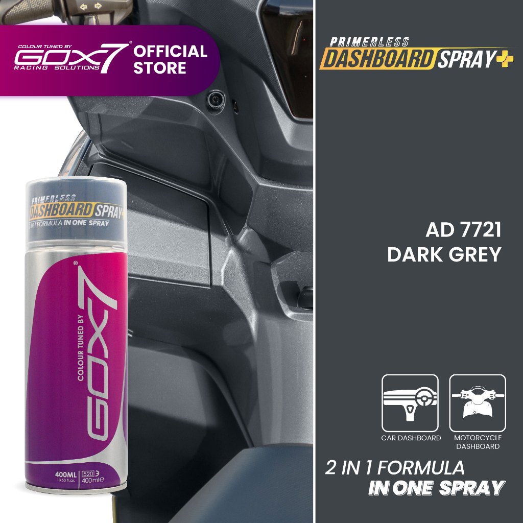 Jual GOX7 Cat Semprot Premium Dashboard Coating - Cat Semprot Pengilat ...