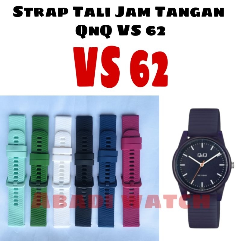 Jual Strap Tali Jam Q&Q QnQ VS 62 VS62 VS-62 VS62 Pas bisa lgsg ...