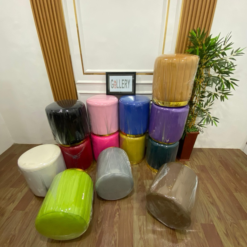 Jual RAKA STOOL SOFA BULAT KURSI BULAT BANGKU BULAT POLOS SOFA ...