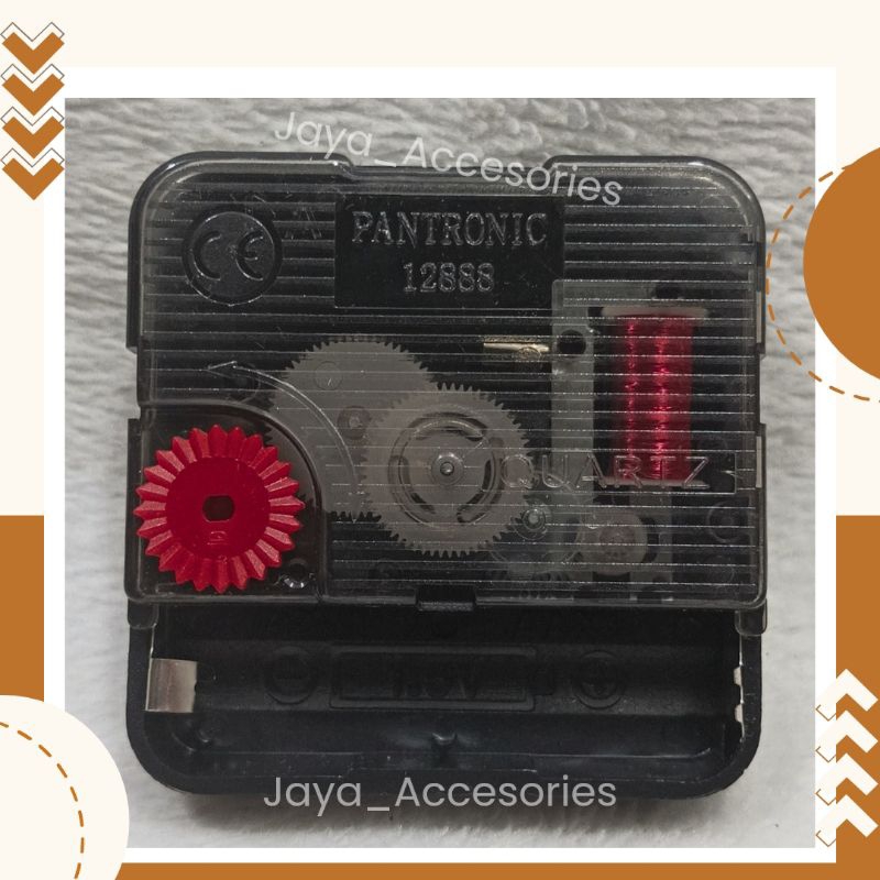 Jual Mesin Jam Dinding QUARTZ 12888 PANTRONIC | Mesin Jam Dinding Detak Murah | Shopee Indonesia
