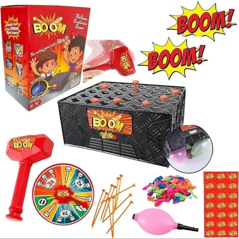 Jual box blast game/mainan board game anak/mainan anak pecah balon ...
