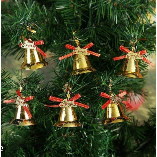 Jual bell natal lonceng natal hiasan bell pohon natal Hiasan Bell Merry ...
