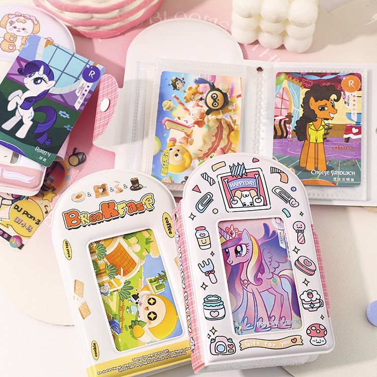 Jual Cute Pudding Card Album 32 Slots PP Photo Album Ins Korean Idol ...