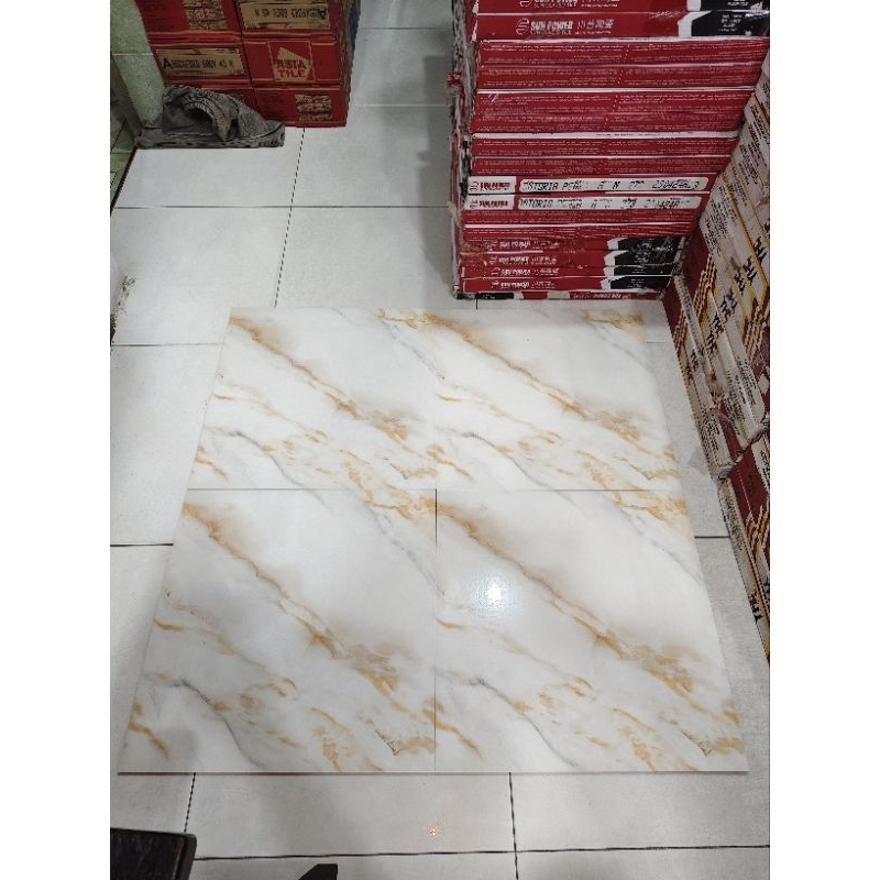Jual keramik uno cutting 50x50 menza cream, aversa wt kualitas pertama ...