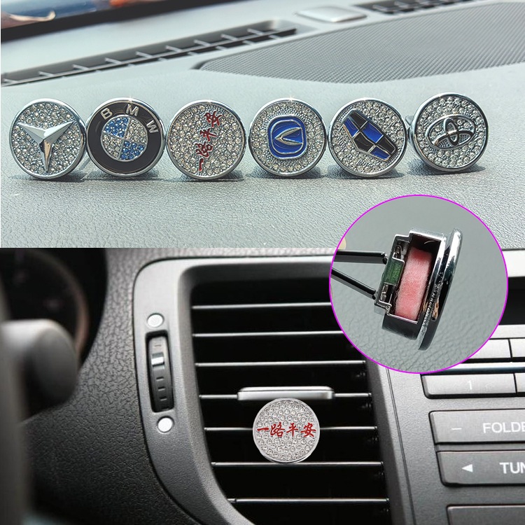 Jual klip dekorasi parfum jepit ac mobil / Car Vent Clip / Refil isi ...