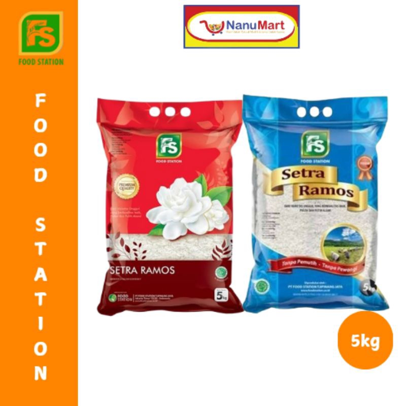 Jual BERAS RAMOS PREMIUN FS 5 KG BIRU DAN MERAH | Shopee Indonesia