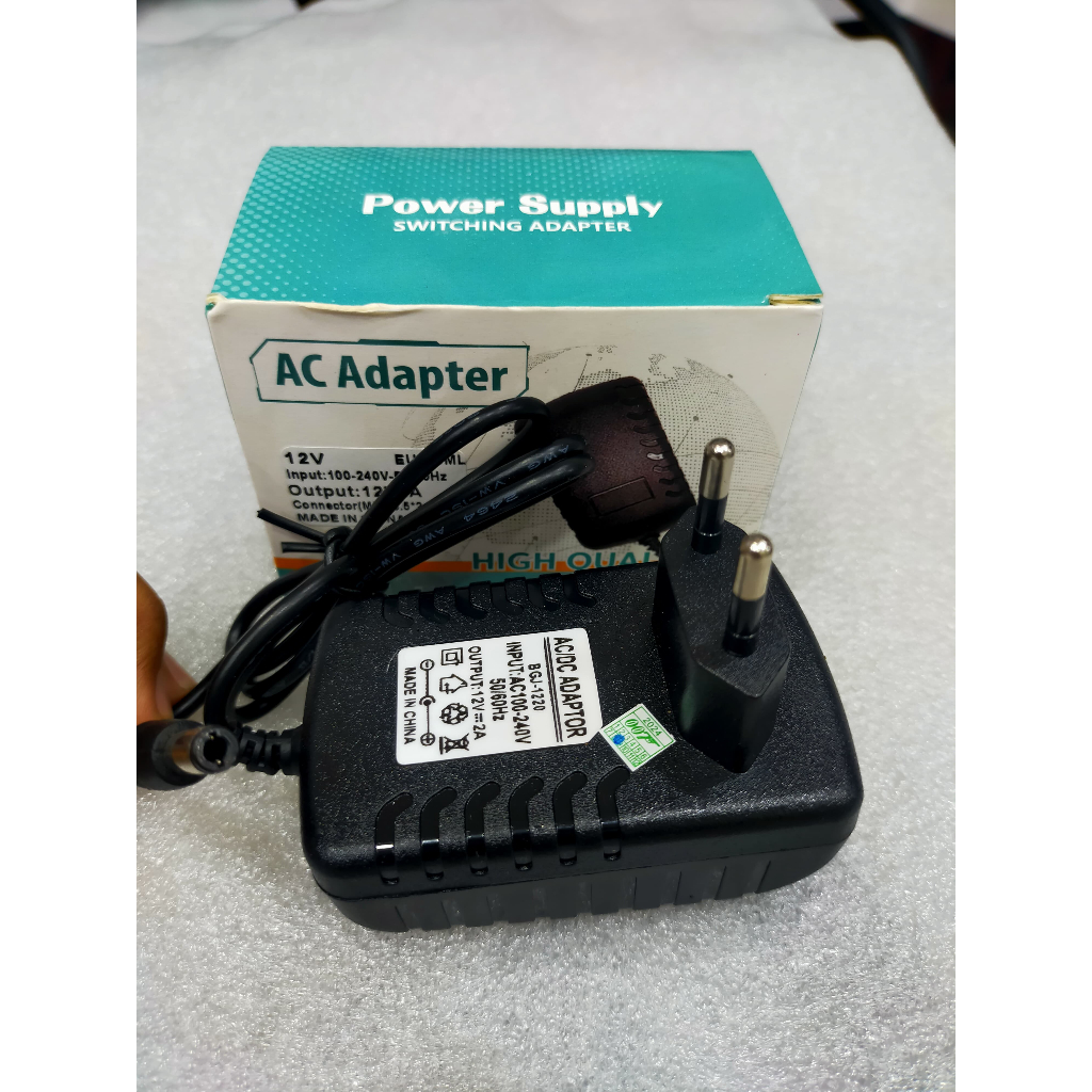 Jual Adaptor 12V-2A DC 5.5*2.5 Charger 12 Volt ( 03611 ) | Shopee Indonesia