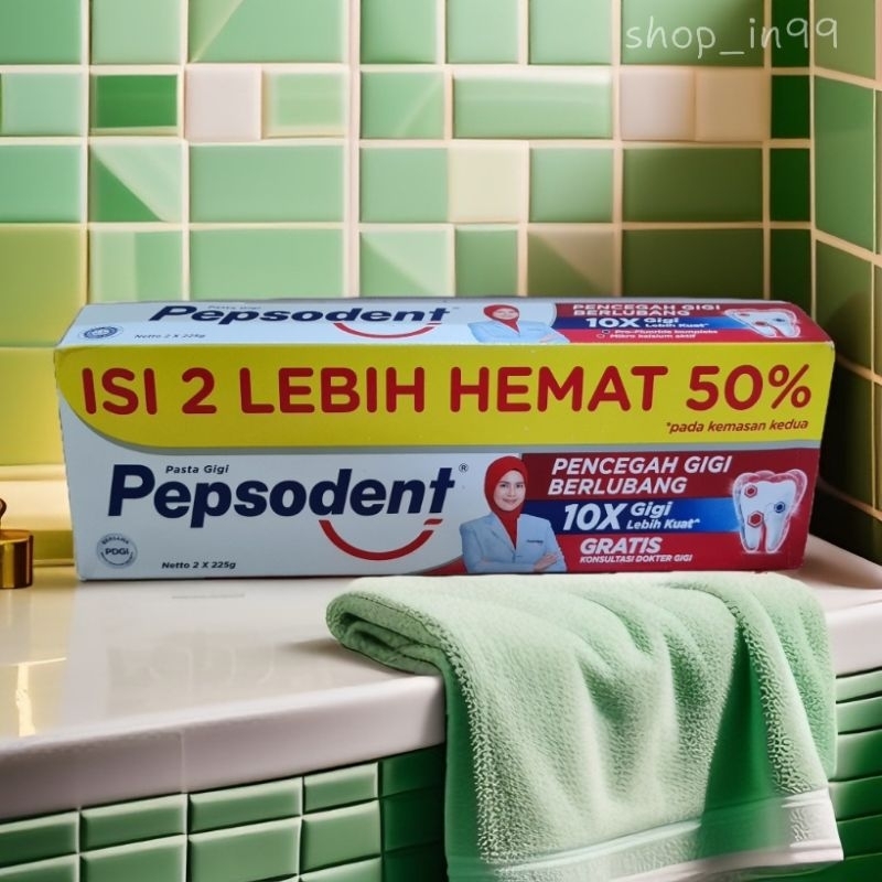 Jual Pepsodent Hemat 2 x 225g | Shopee Indonesia