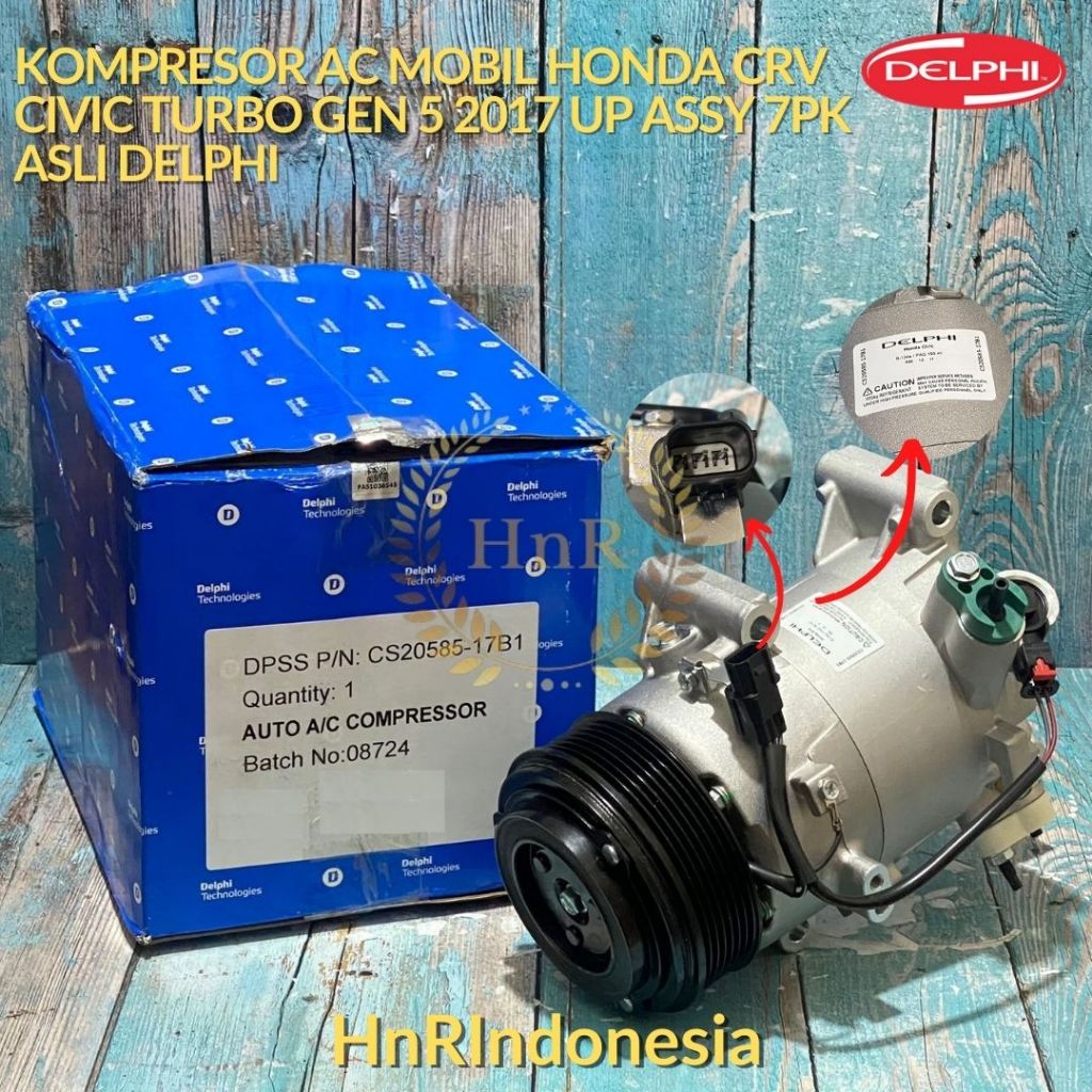 Jual Kompresor AC Mobil Honda CRV Civic Turbo Gen 5 2017 UP COMPRESSOR ...