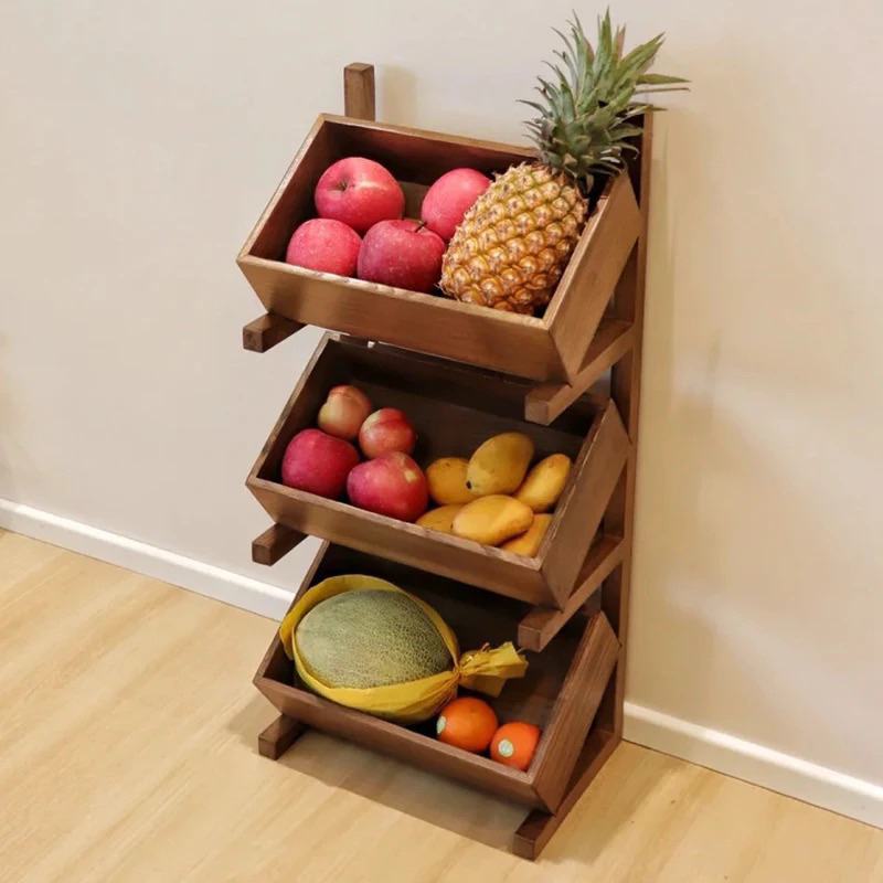 Jual Rak Keranjang Tempat untuk Buah, Sayur, Bawang, dan Rempah ...