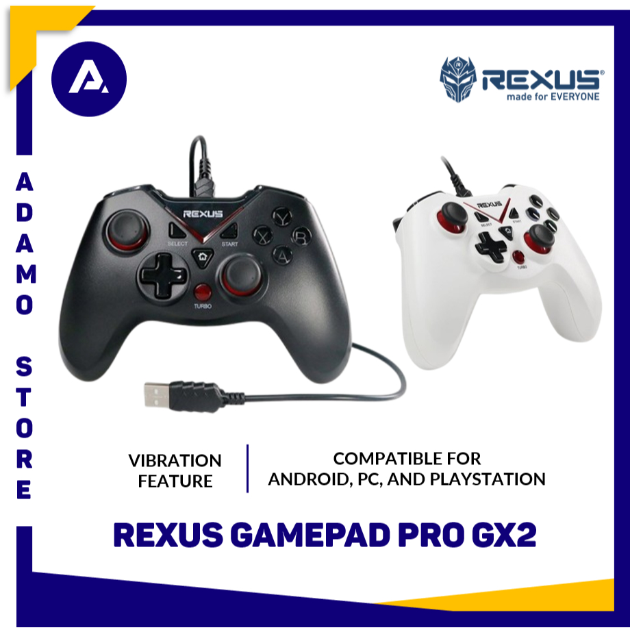 Jual Rexus Gamepad Joystick Pro Gaming GX2 GX-2 Wired USB | Shopee ...