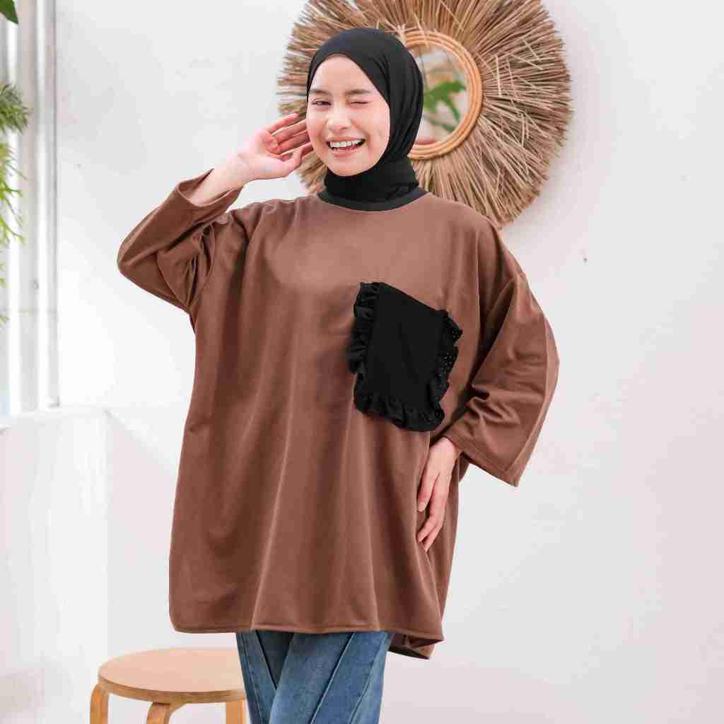 Jual Mybamus Olin Oversize Tops - Kaos Bigsize - Atasan Oversize Wanita ...