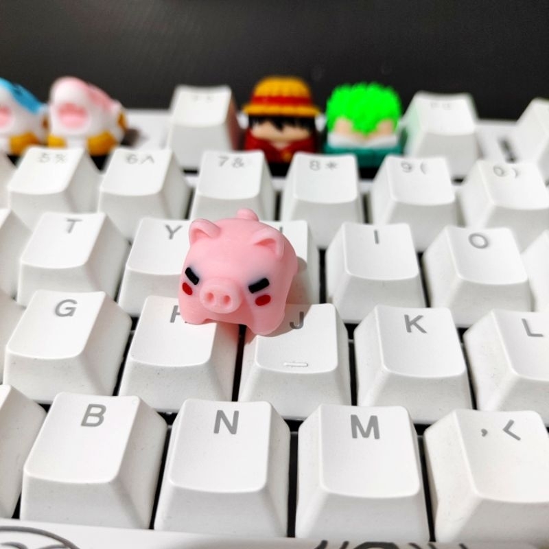 Jual Artisan Keycaps Cute Piggy Pig Custom Mechanical Keyboard Custom ...