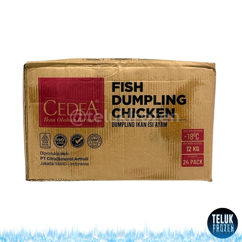 Jual cedea fish dumpling chicken 500gr ikan isi ayam 500 g gram bakso ...