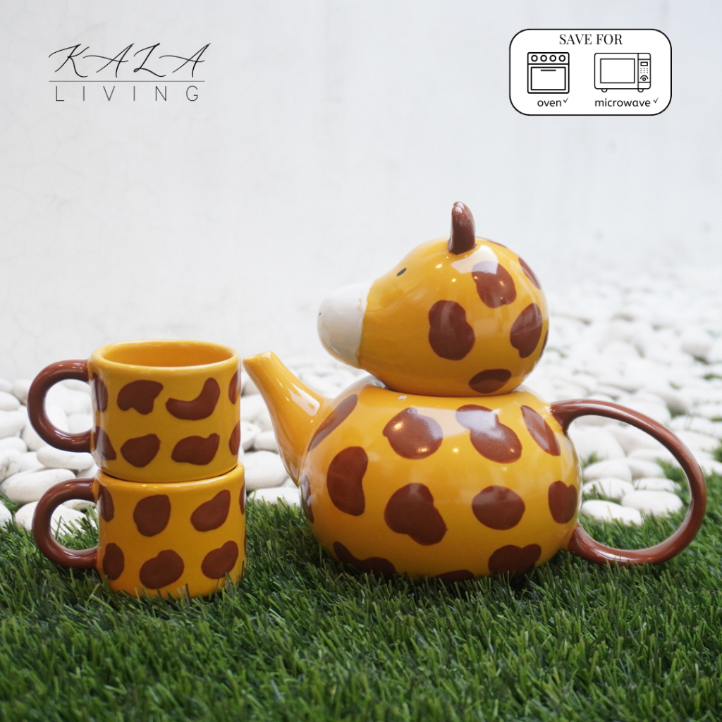 Jual KALA TEKO GIRAFFE JUG SET | TEAPOT | JUG PITCHER | TEKO SET | TEKO ...