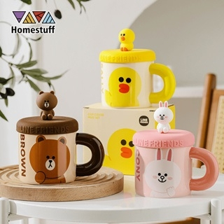 Jual [LINE FRIENDS] NO BOX Ceramic Mug/ Milk Coffee Cup/ Cute Cartoon ...