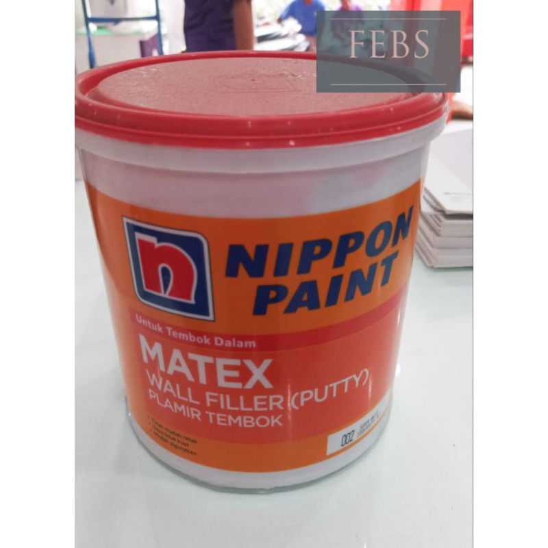 Jual NIPPON Matex Putty Wall Filler / Dempul Tembok 4Kg | Shopee Indonesia