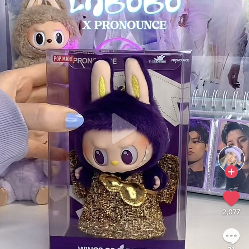 Jual LABUBU WINGS OF FANTASY X PRONOUNCE ORIGINAL FROM POPMART KOREA ...