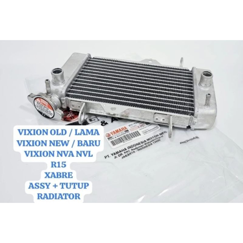 Jual RADIATOR VIXION OLD VIXION NEW NVA NVL R15 XABRE YAMAHA 3C1 1PA ...