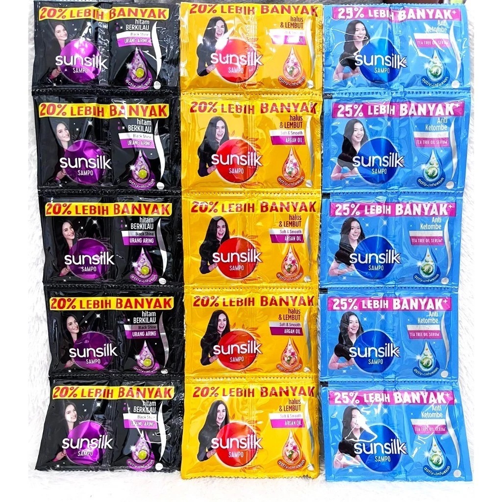 Jual SUNSILK SHAMPO RENTENG ISI 12 PASANG / 24 SACHET 10ML | Shopee ...