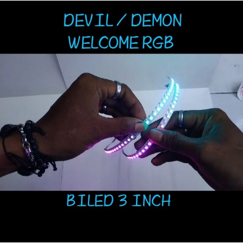 Jual LAMPU DEVIL / DEMON WELCOME RGB BILED 3 INCH | Shopee Indonesia