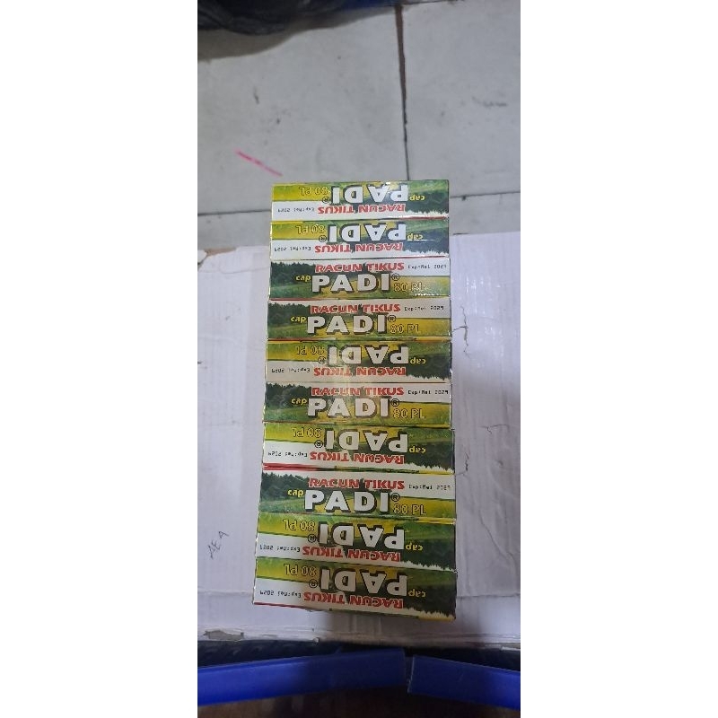 Jual racun tikus cap padi isi 10 bungkus | Shopee Indonesia