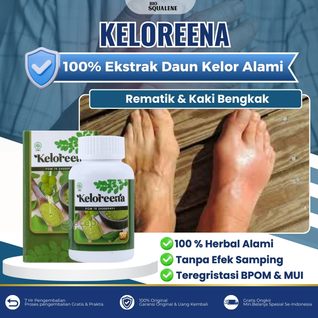 Jual Keloreena Obat Herbal Rematik Sakit Telapak Kaki Kesemutan Saraf ...