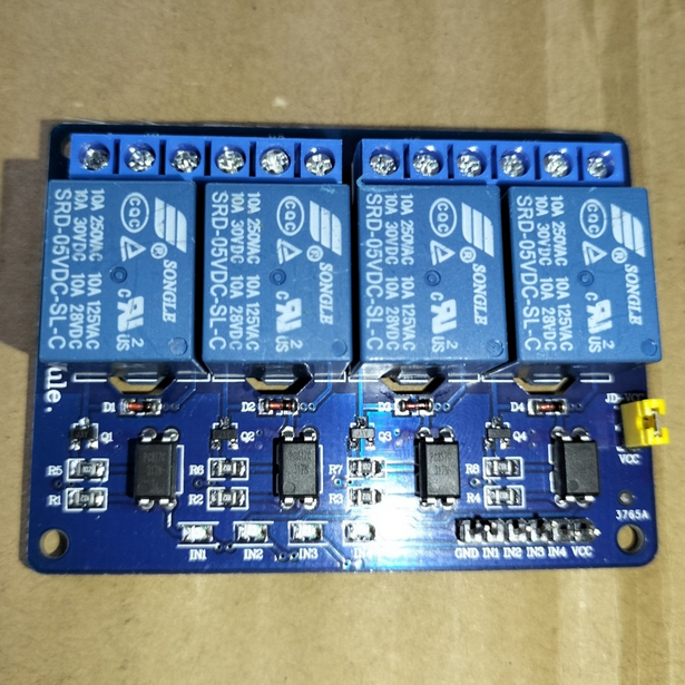 Jual Relay Module For Arduino 5V 12V 24V 4 Channel | Shopee Indonesia